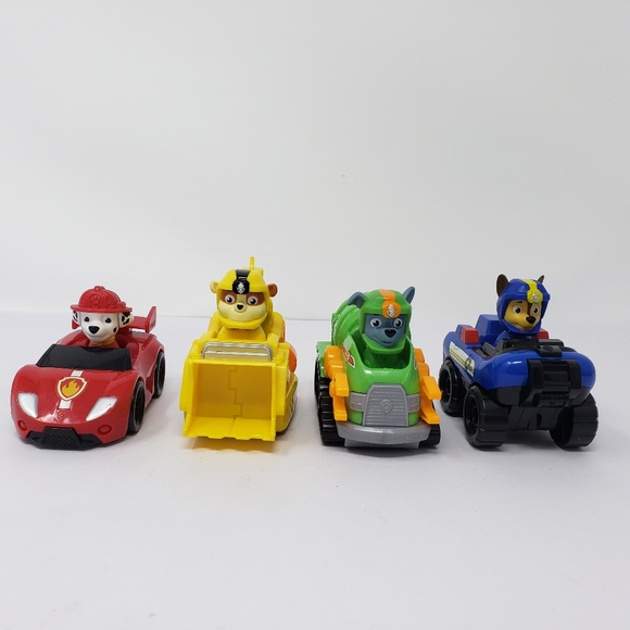 Toys | Paw Patrol Marshall Rumble Rocky Chase Toy Car Lot | Poshmark